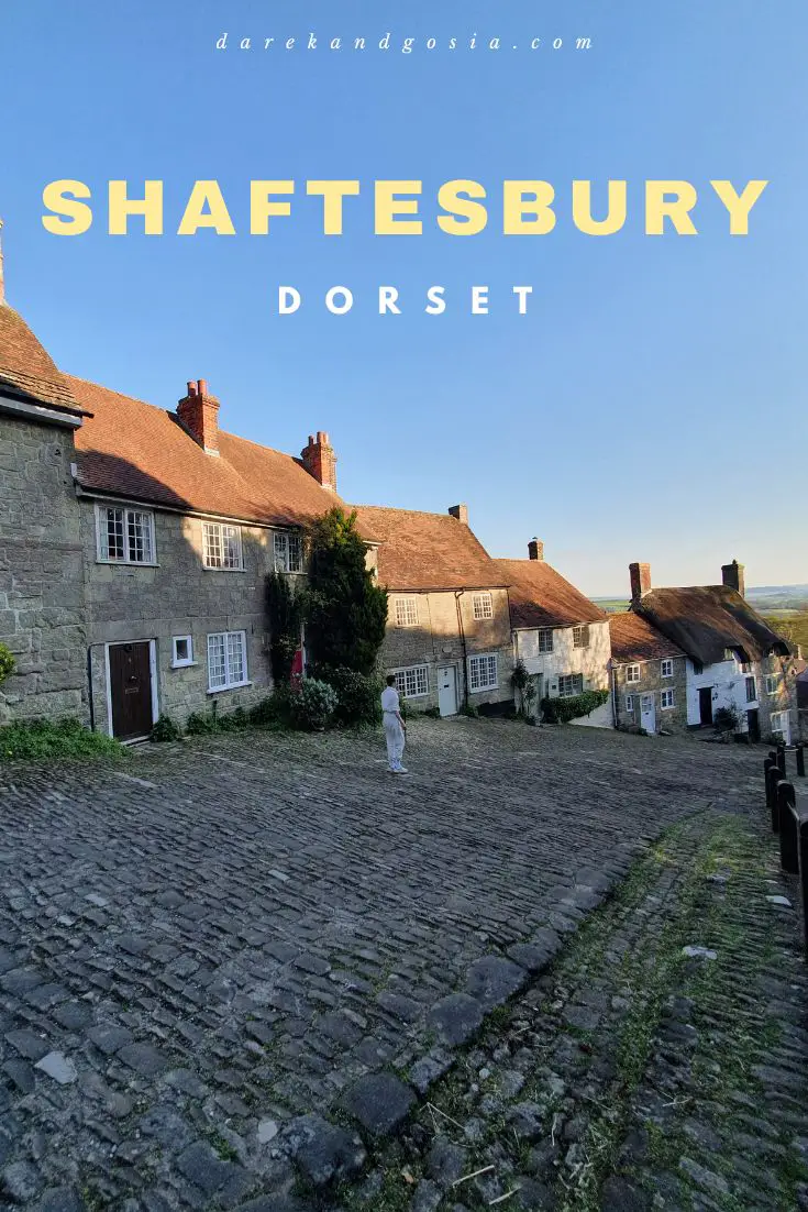 Shaftesbury town in Dorset - home of the famous Gold Hill